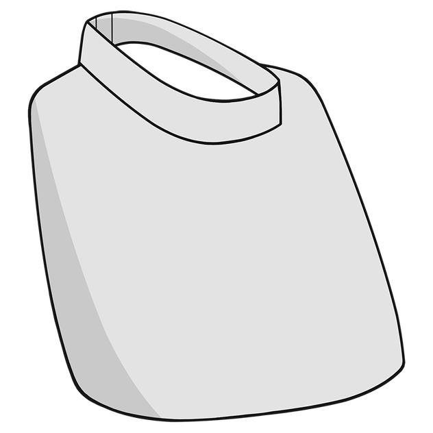 Otterlayer aluminized head and neck cover, para aramid + PBI, hard-hat ...