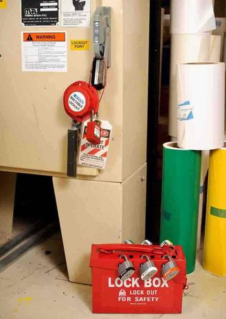 Brady 51171 Portable Metal Lockout Box — Legion Safety Products