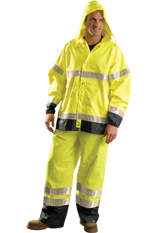 Occunomix Arc Flash Rated High Visibility Waterproof Bib Overalls LUX ...