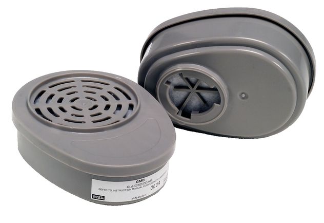 MSA Advantage 815364 OV and Acid Gas GMC Cartridge with P100 Filter ...